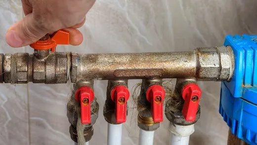 Where is the Water Shut-Off Valve?